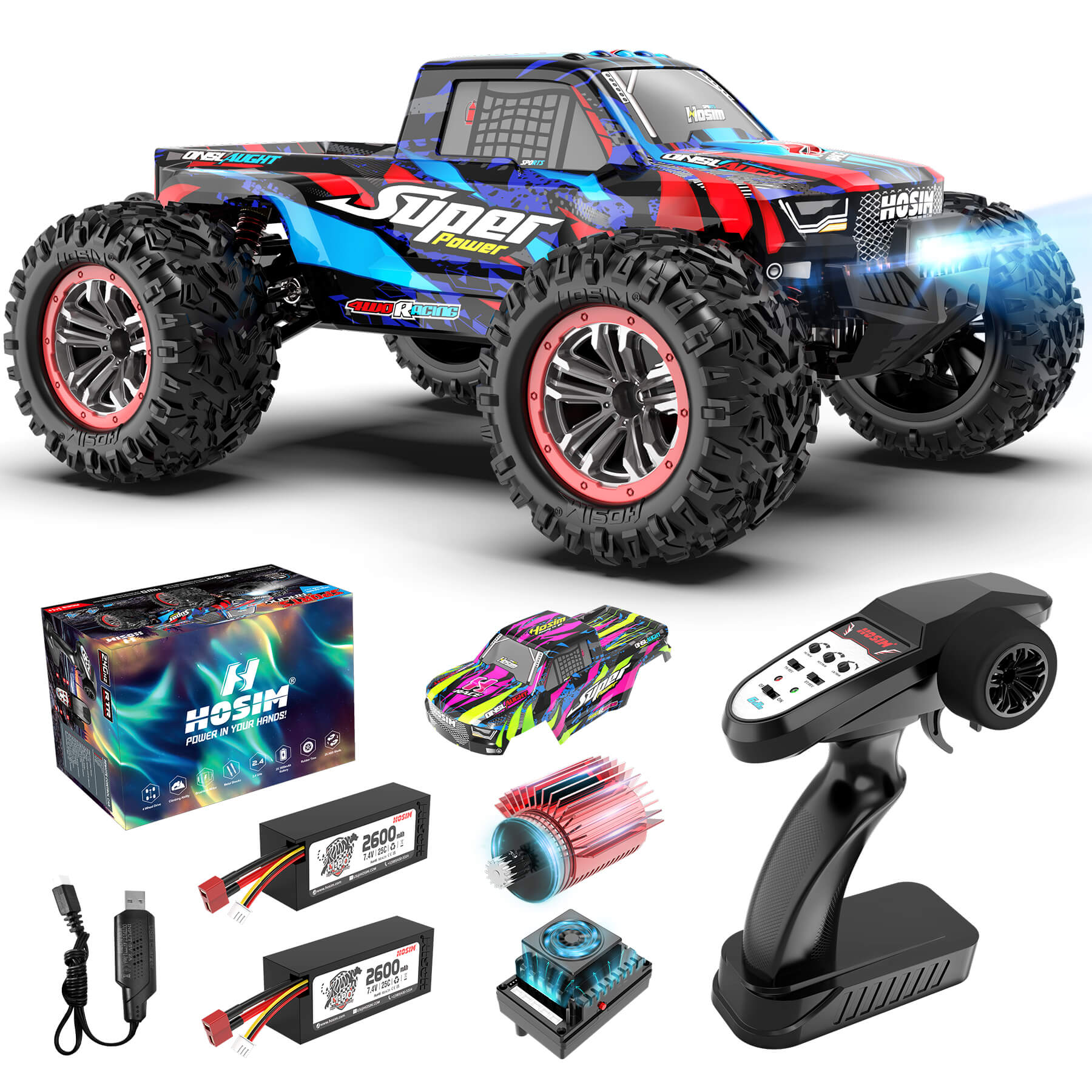 RC Cars X08 1:10 Brushless – Hosim