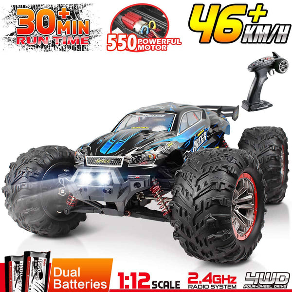 Hosim 1:12 Scale RC Car Monster Truck 46km+/H 4WD with 2 Batteries 915