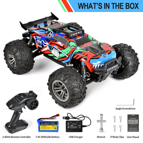 HOSIM 1202 1:12 Large Scale Remote Control Car RC Car Monster Truck 4X ...